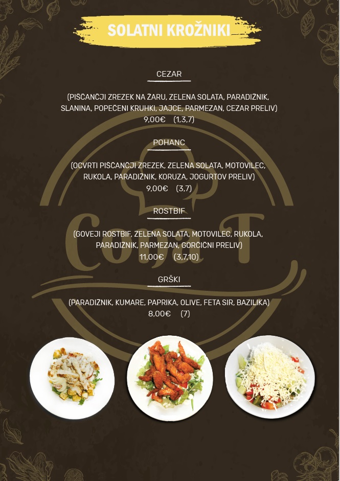 Meni – Cona restavracija